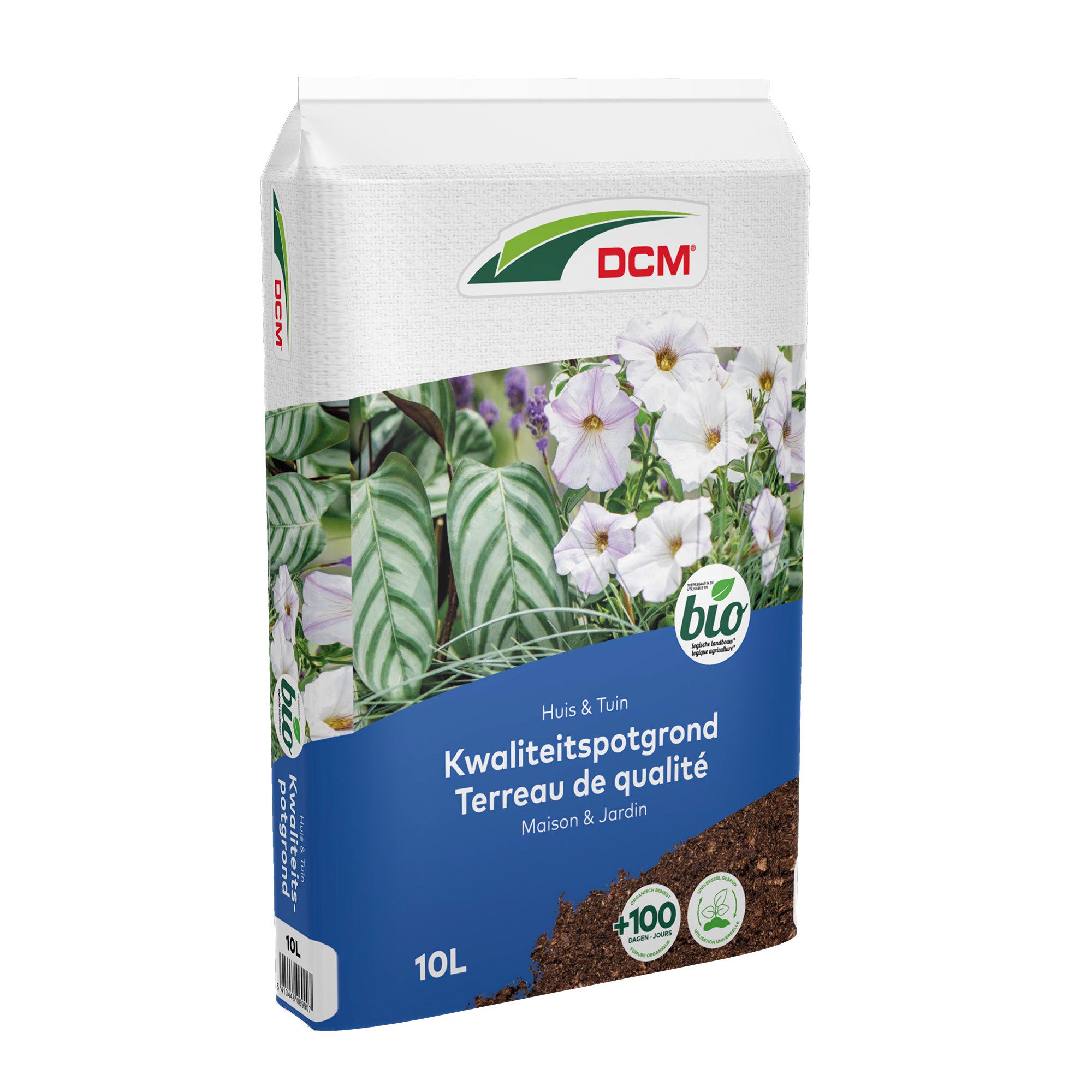Blumenerde für Zimmer- und Gartenpflanzen - Biologisch 10 Liter - DCM ...